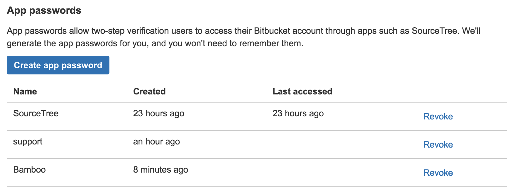 App passwords are here in Bitbucket Cloud - Work Life by Atlassian