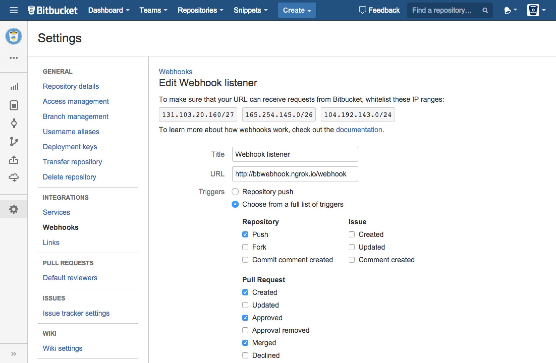 The new Bitbucket webhooks - Work Life by Atlassian